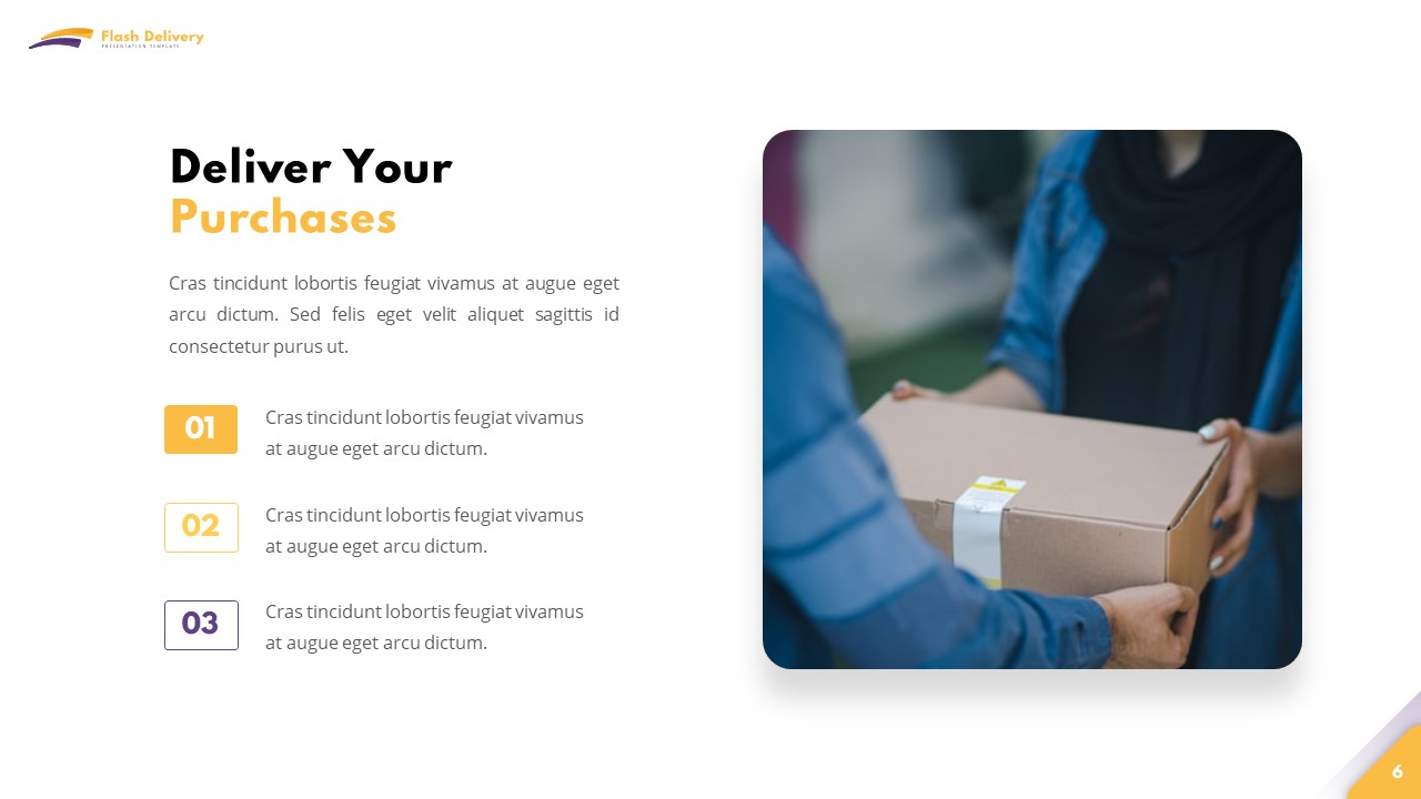 Flash Delivery Presentation Template, Presentation Templates | GraphicRiver
