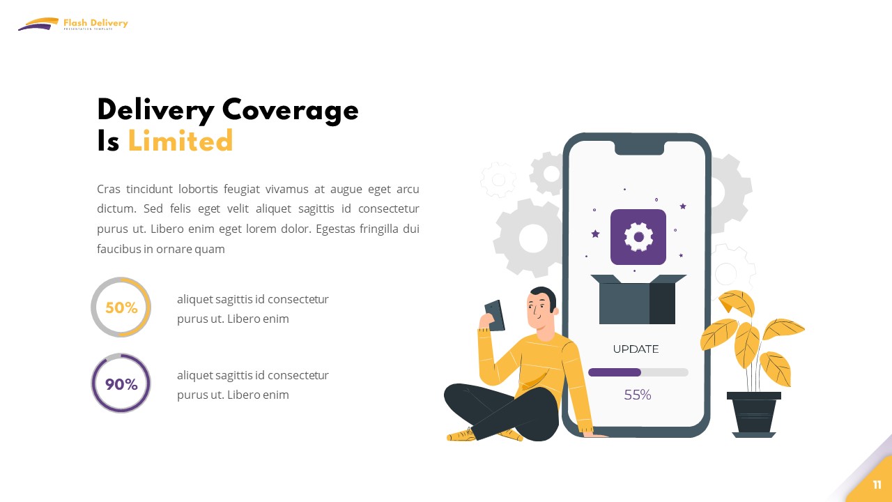 Flash Delivery Presentation Template, Presentation Templates | GraphicRiver
