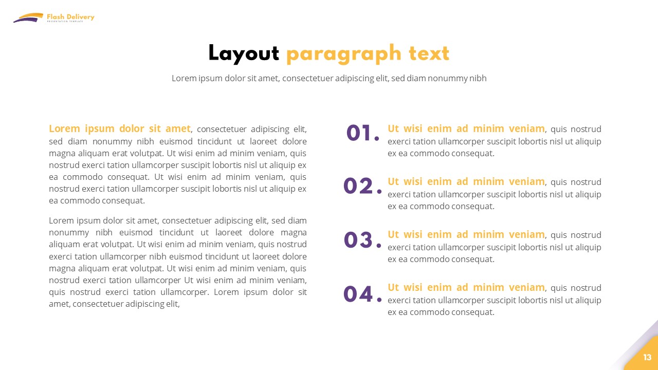 Flash Delivery Presentation Template, Presentation Templates | GraphicRiver