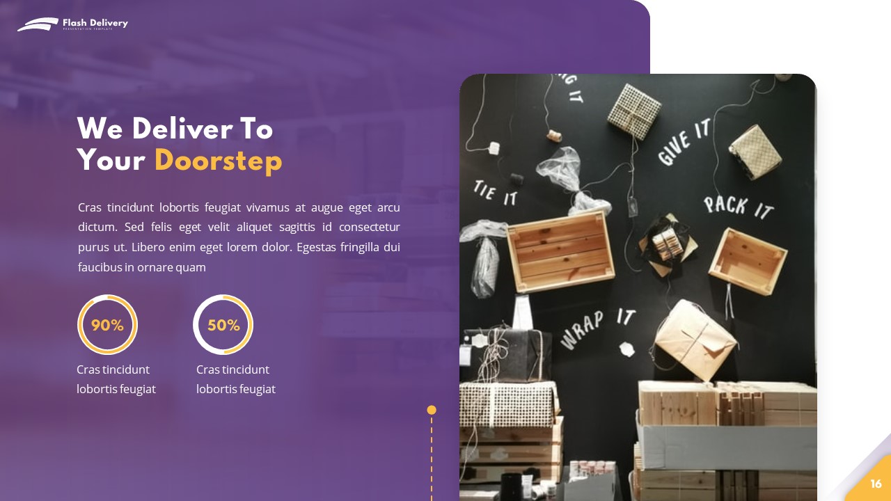 Flash Delivery Presentation Template, Presentation Templates | GraphicRiver