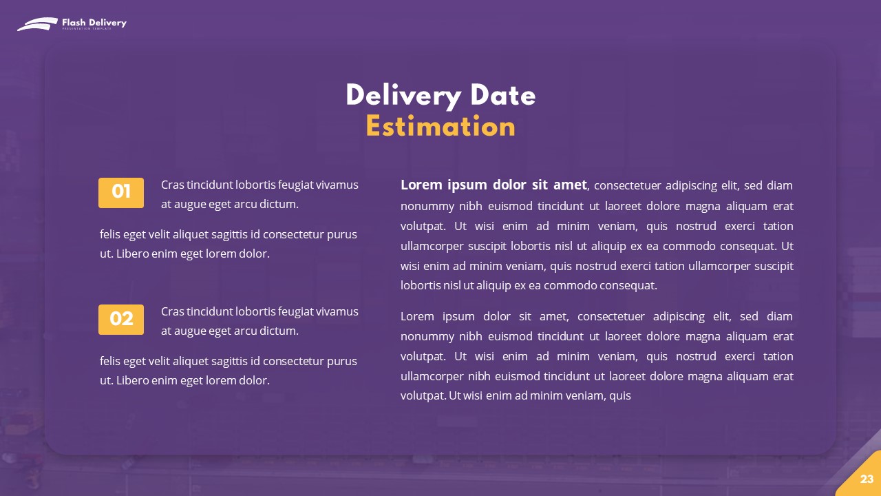 Flash Delivery Presentation Template, Presentation Templates | GraphicRiver