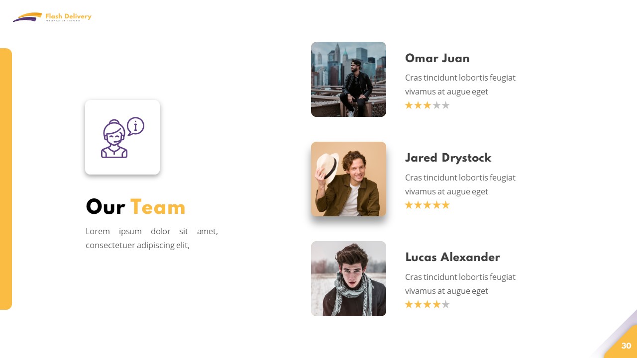 Flash Delivery Presentation Template, Presentation Templates | GraphicRiver