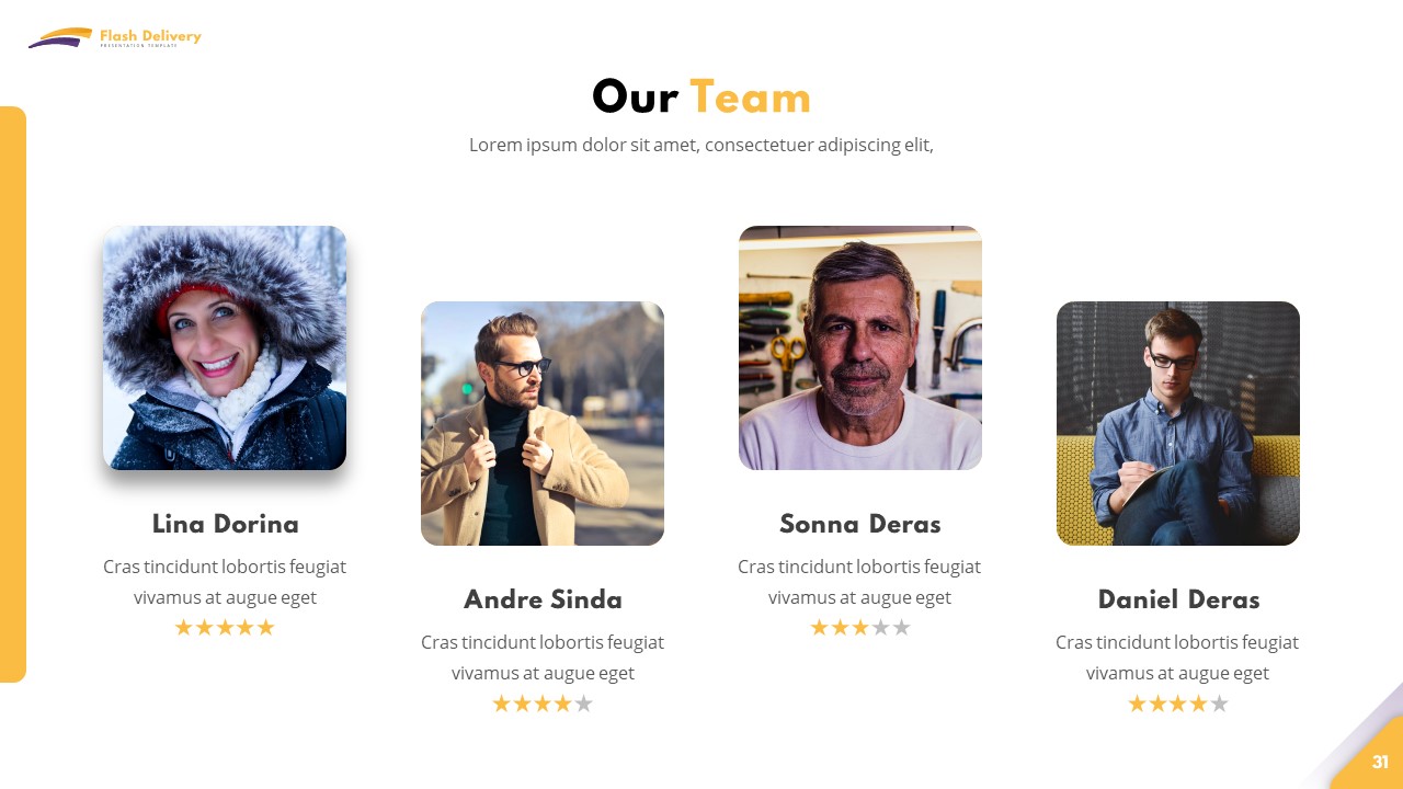 Flash Delivery Presentation Template, Presentation Templates | GraphicRiver