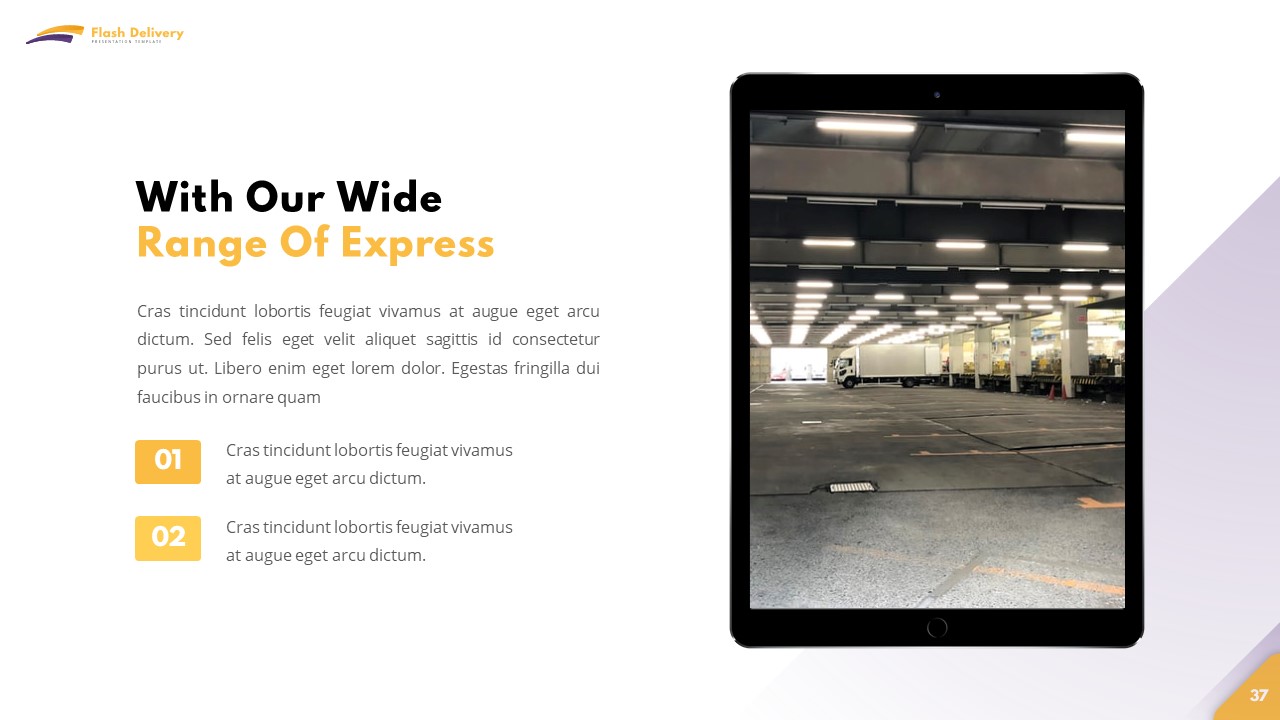 Flash Delivery Presentation Template, Presentation Templates | GraphicRiver