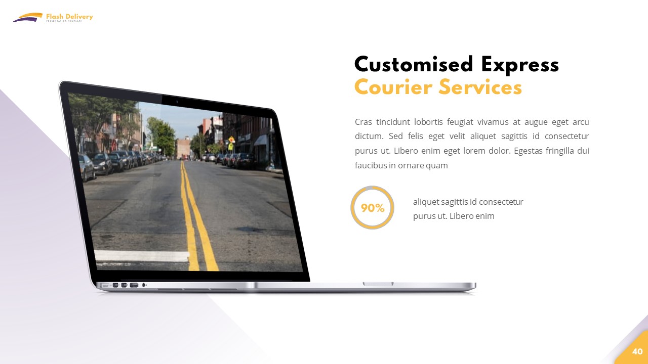 Flash Delivery Presentation Template, Presentation Templates | GraphicRiver