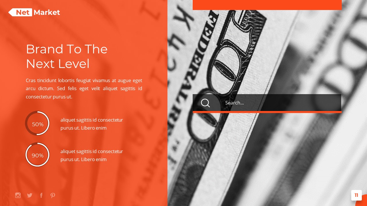 Net Market Presentation Template, Presentation Templates | GraphicRiver