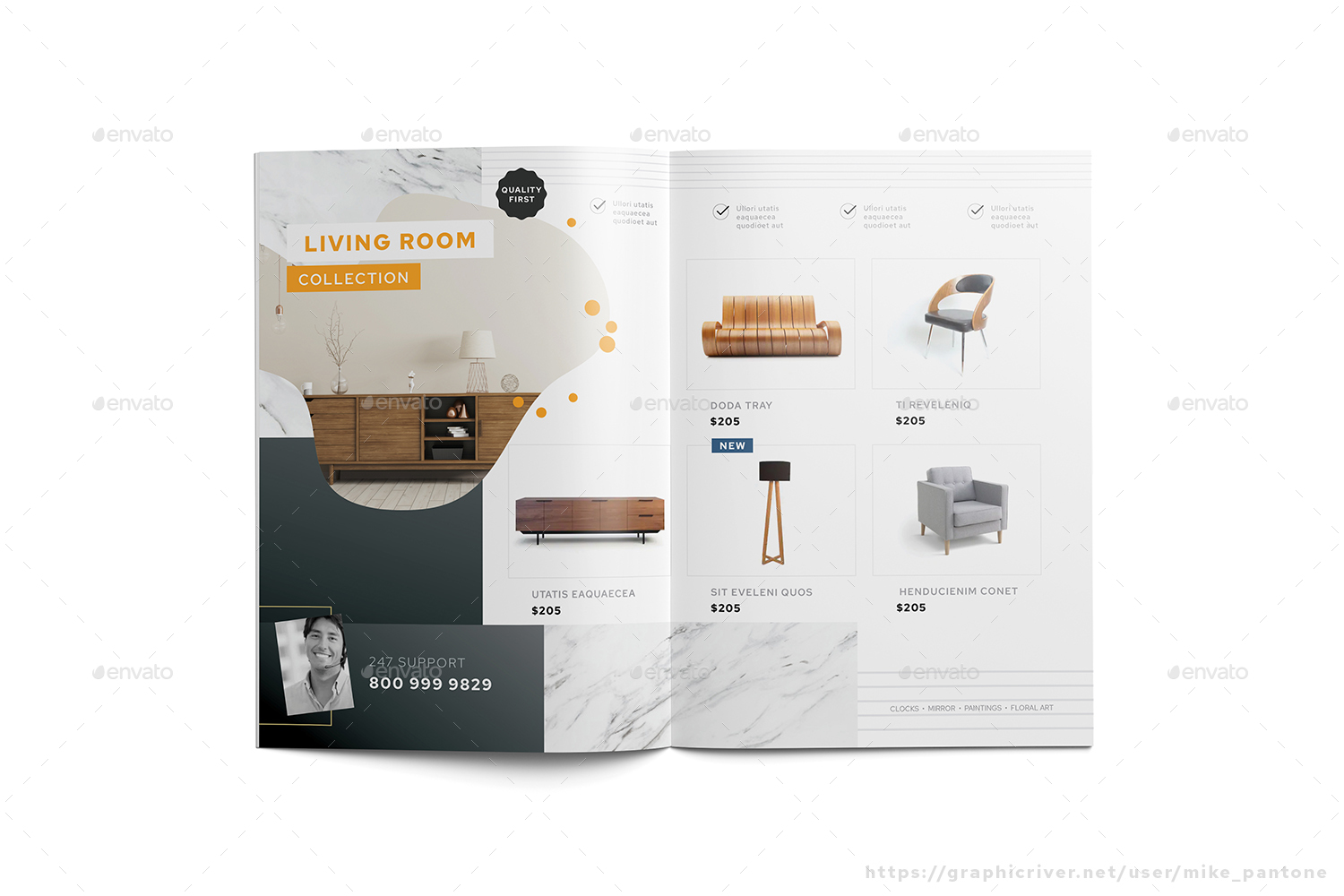 Furniture Store Product Catalog, Print Templates | GraphicRiver