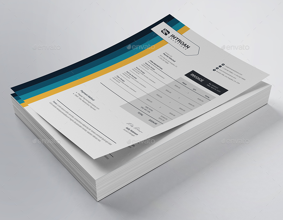 Invoice, Print Templates | GraphicRiver
