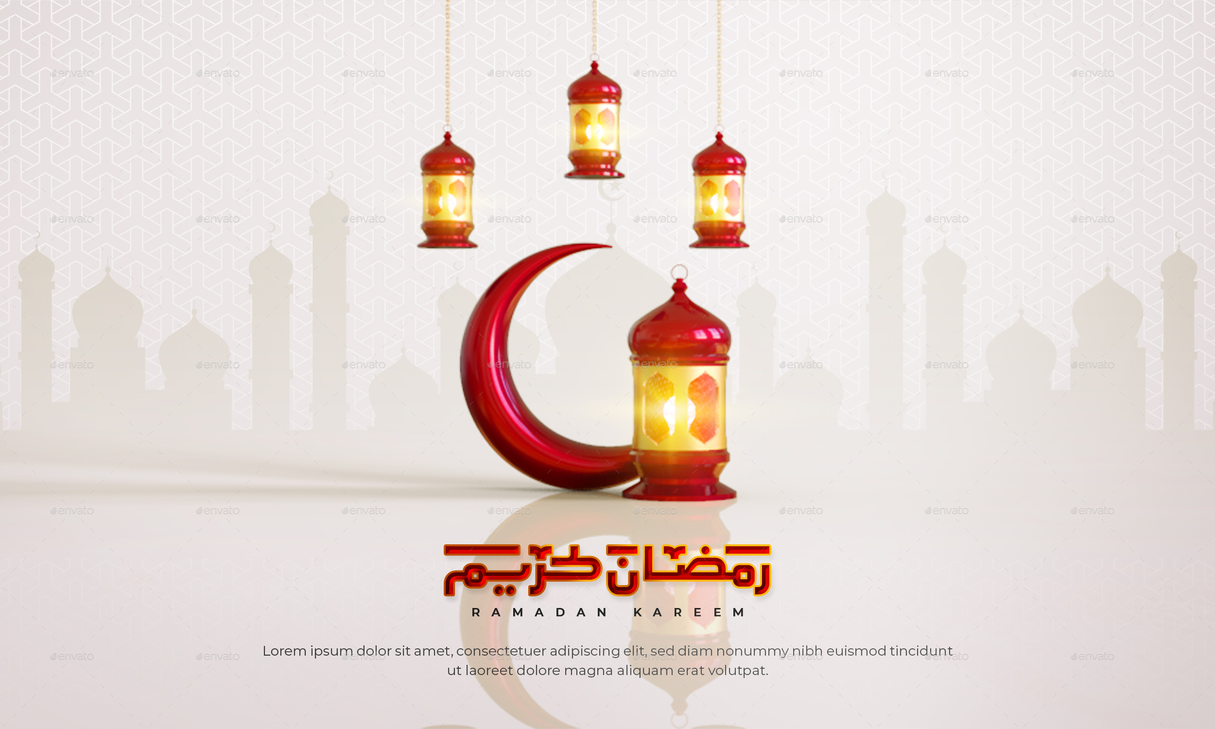 Ramadan 3d Render, Graphics | GraphicRiver