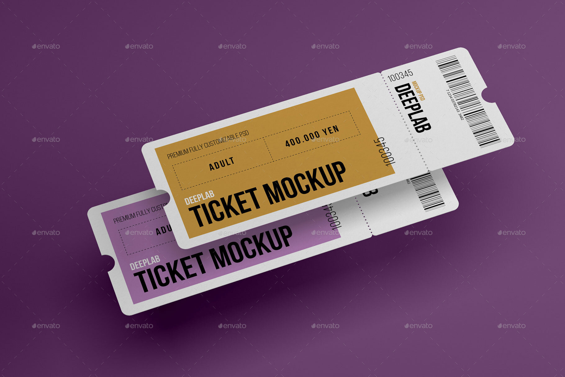 Tickets Mockup Set, Graphics | GraphicRiver