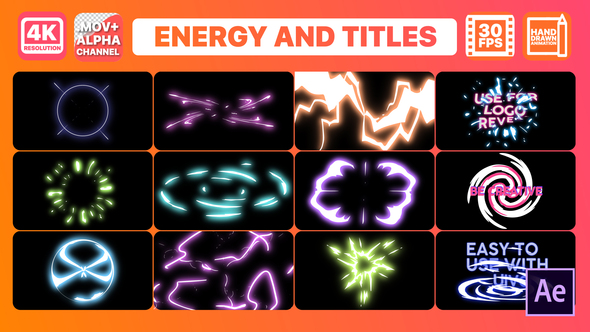 Energy And Titles | After Effects, After Effects Project Files | VideoHive