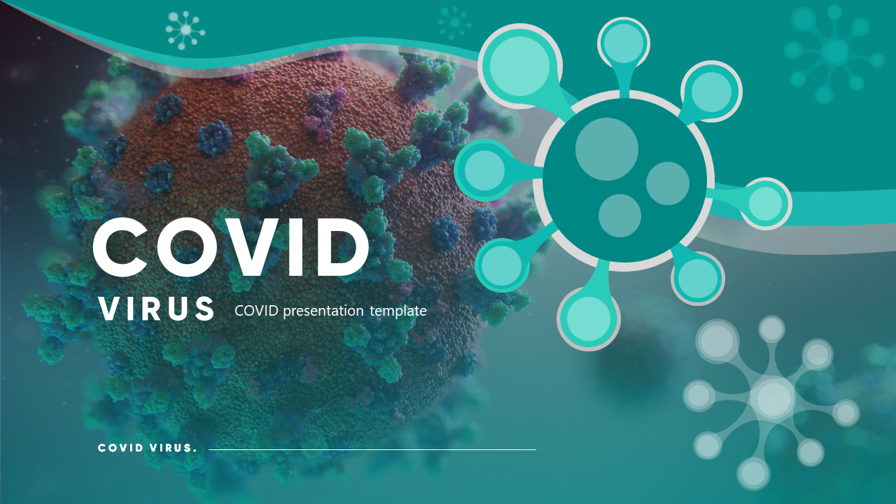 Covid - Health, Disease & Virus Google Slides Template, Presentation ...