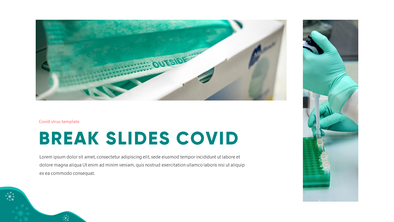 Covid - Health, Disease & Virus Google Slides Template, Presentation ...