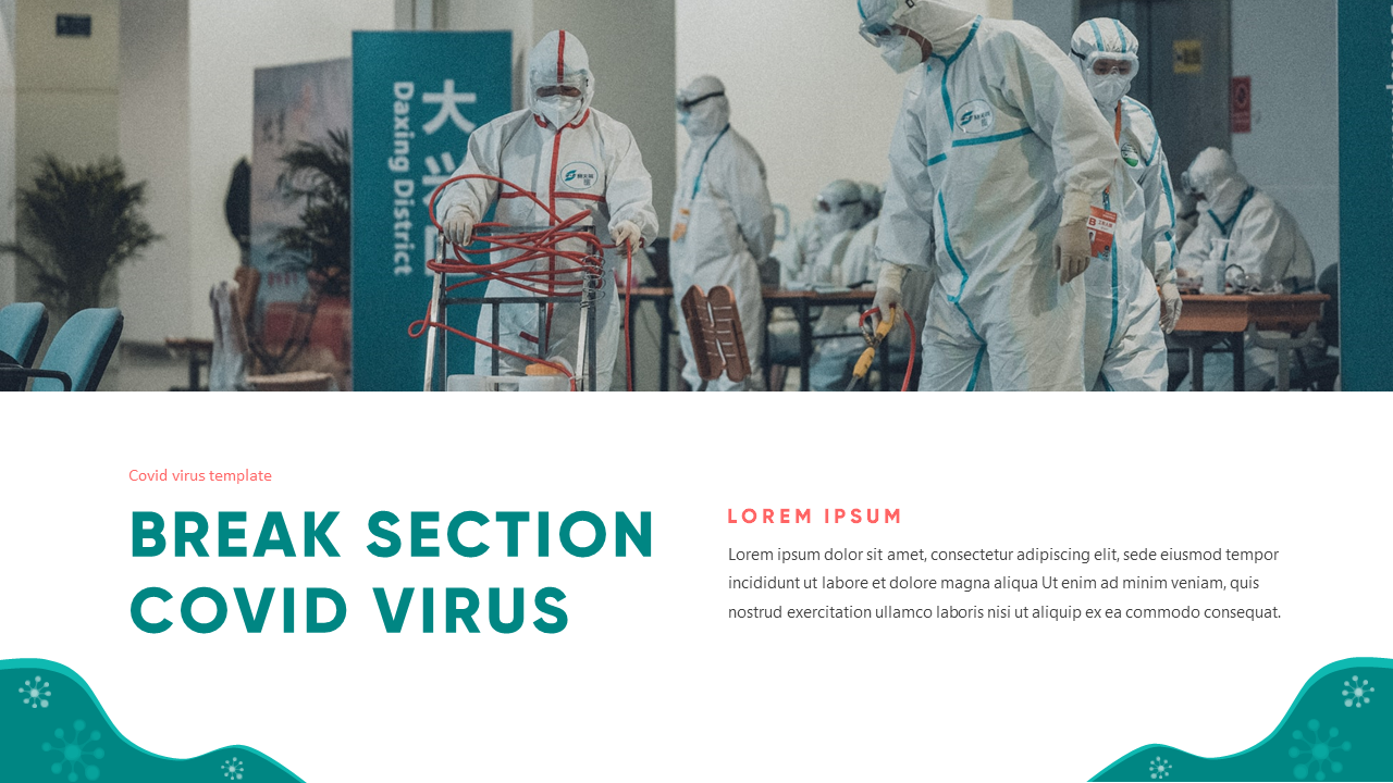 Covid - Health, Disease & Virus Google Slides Template, Presentation ...