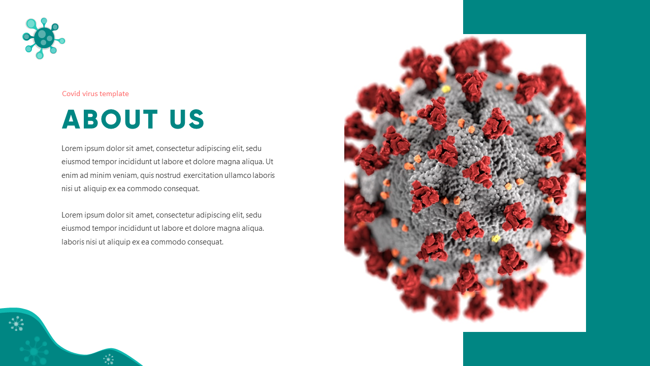 Covid - Health, Disease & Virus Google Slides Template, Presentation ...