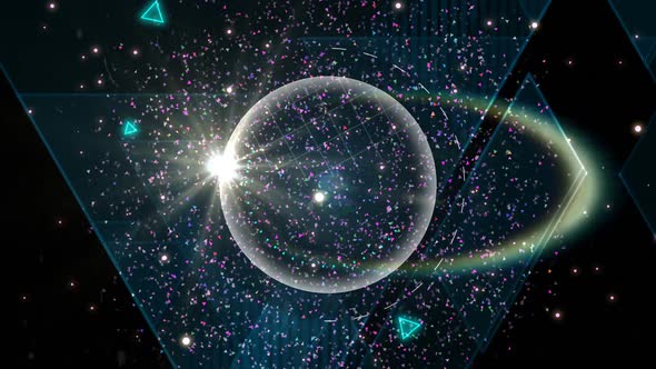 Digital generated video of galaxy , Motion Graphics | VideoHive