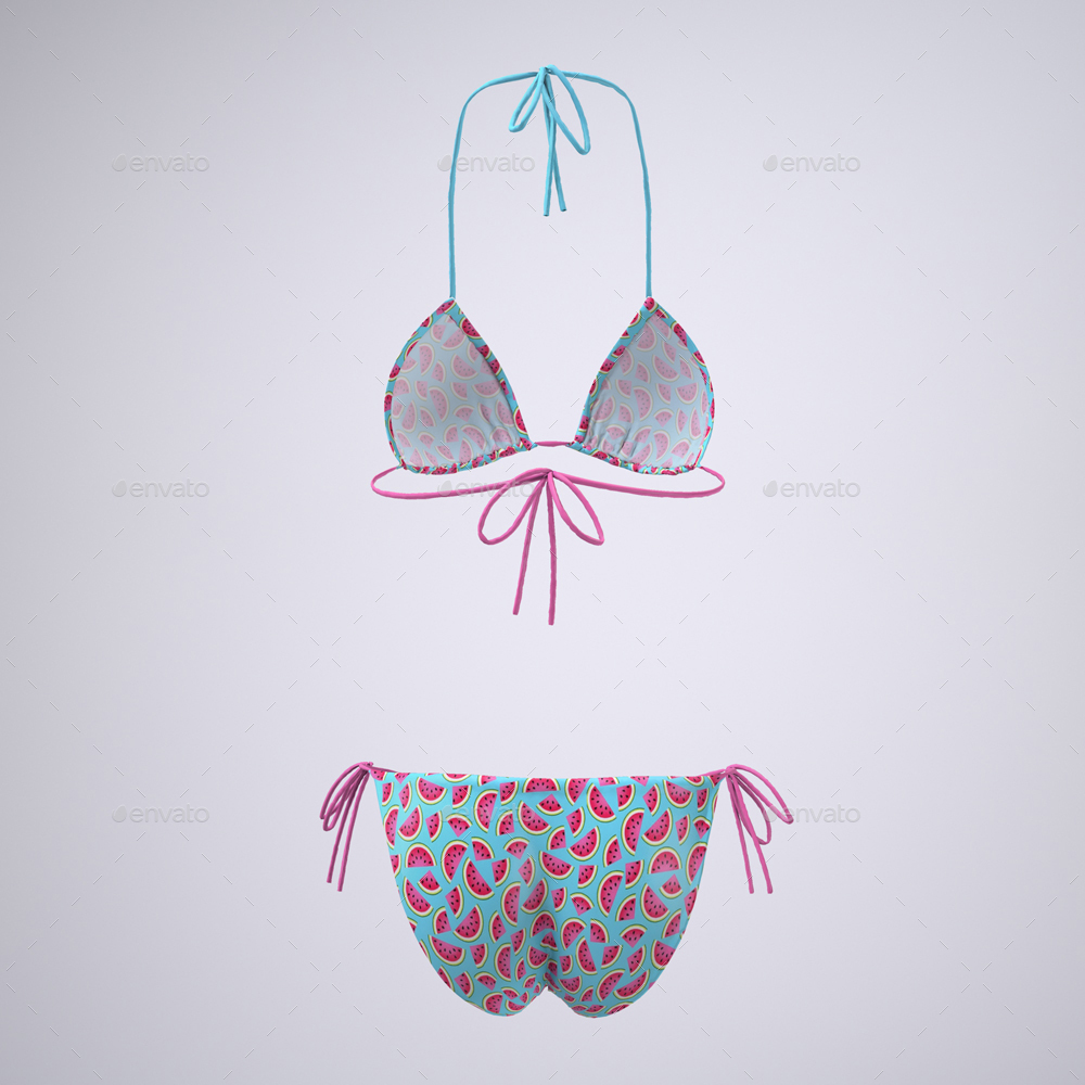 Bikini Swimsuit Mock-up, Graphics | GraphicRiver