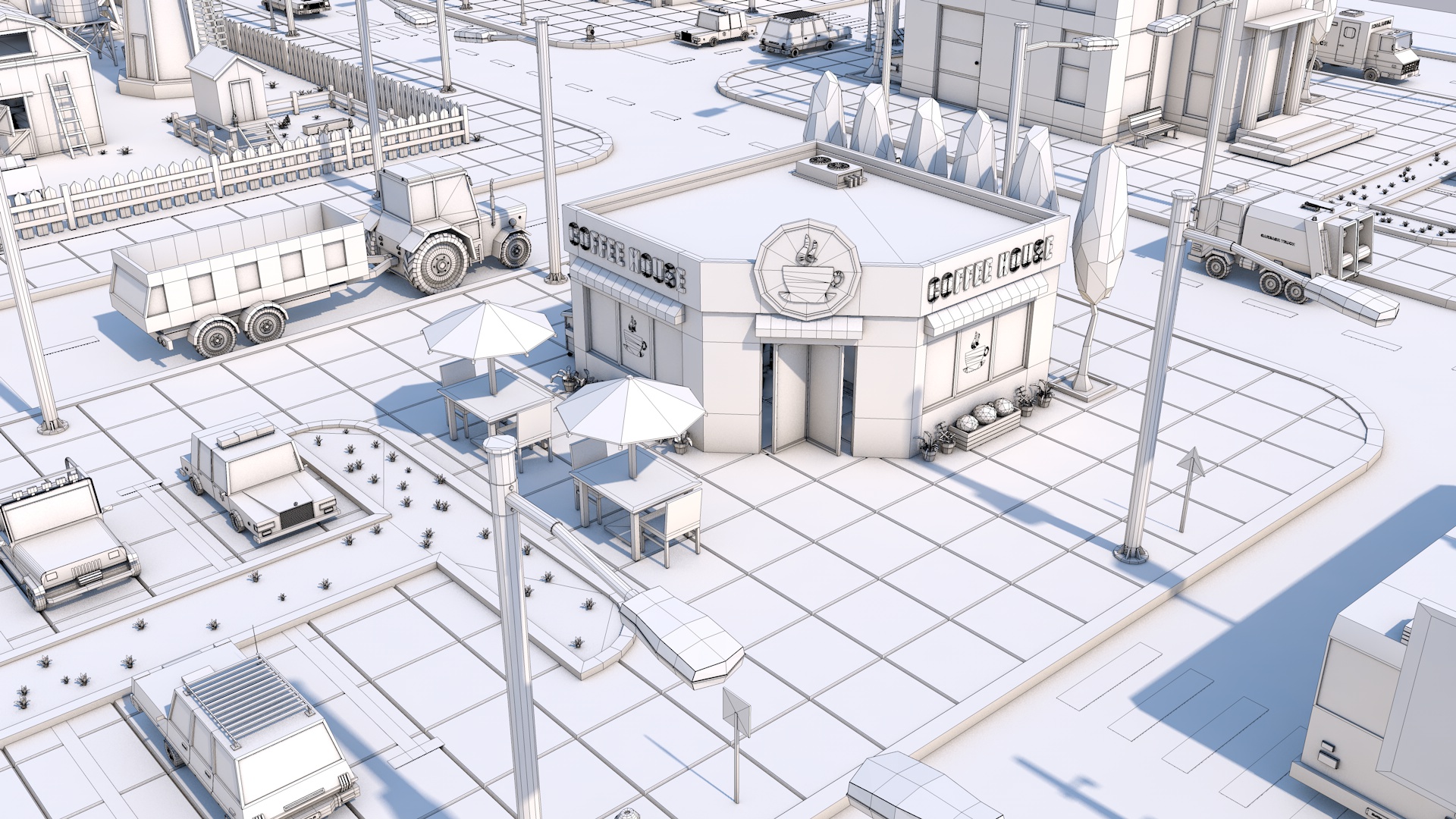 Low Poly City Town Pack by multimedia4d | 3DOcean