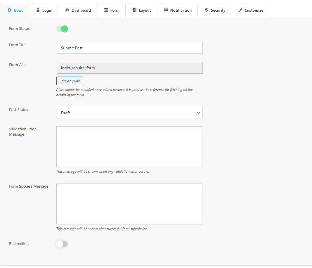 Frontend Post Submission Manager by wpshuffle | CodeCanyon