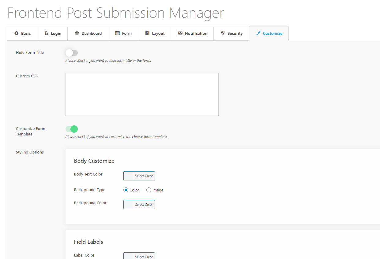 Frontend Post Submission Manager by wpshuffle | CodeCanyon