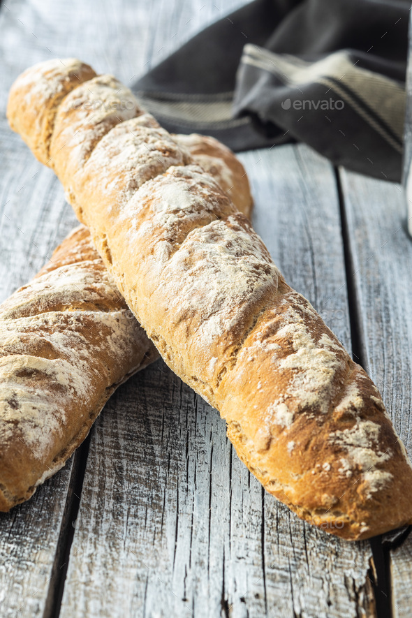 Fresh whole grain bread baguette. Stock Photo by jirkaejc | PhotoDune