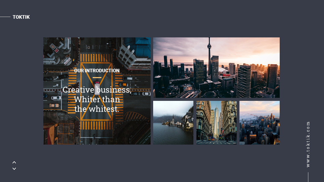 TokTik - Minimal & Creative Powerpoint Template, Presentation Templates