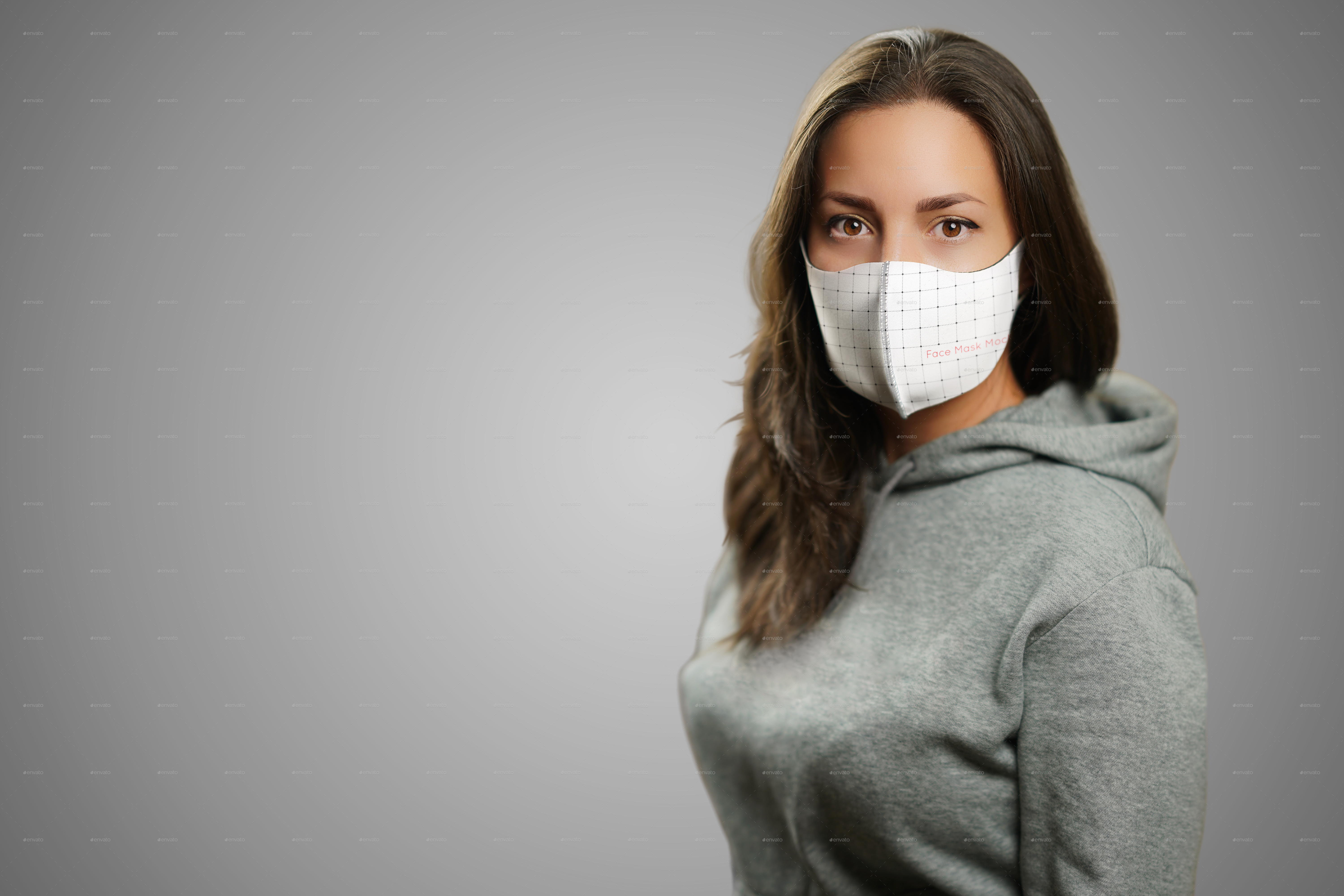 Face Mask Mockup v2, Graphics | GraphicRiver