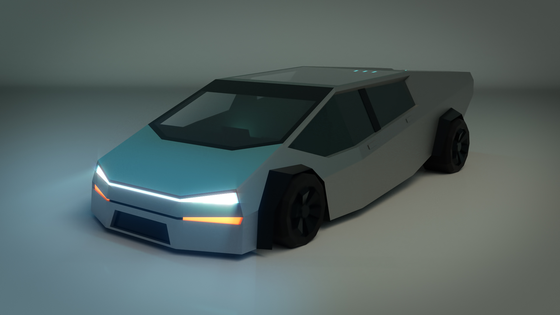 Low Poly Sci-Fi Car 02 by Linder-Media | 3DOcean
