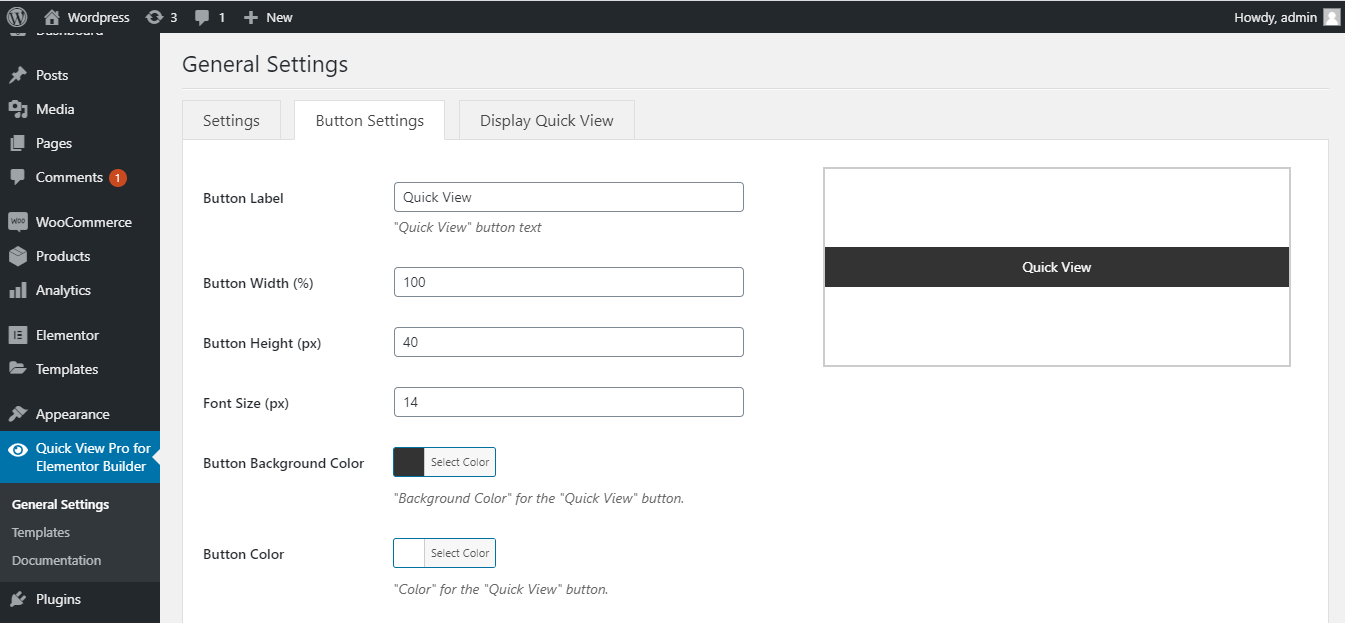 WooCommerce Quick View Builder for Elementor Page Builder by Mysterious ...