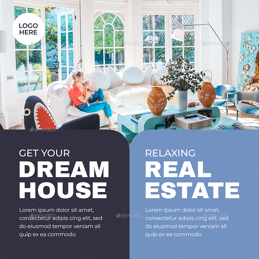 Property Instagram Feed, Web Elements | GraphicRiver