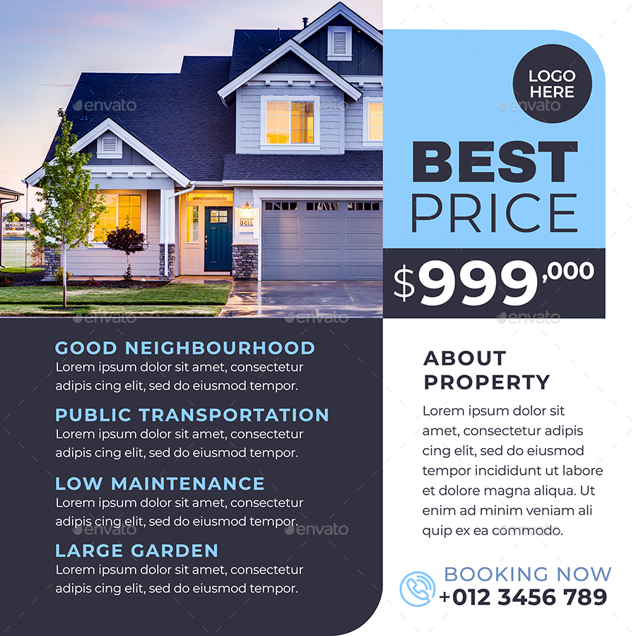 Property Instagram Feed, Web Elements | GraphicRiver