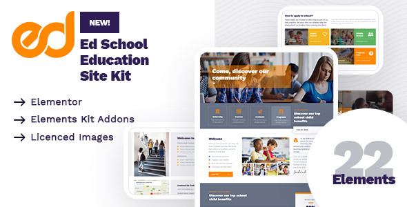 EdSchool - Education Template Kit by Aislin | ThemeForest