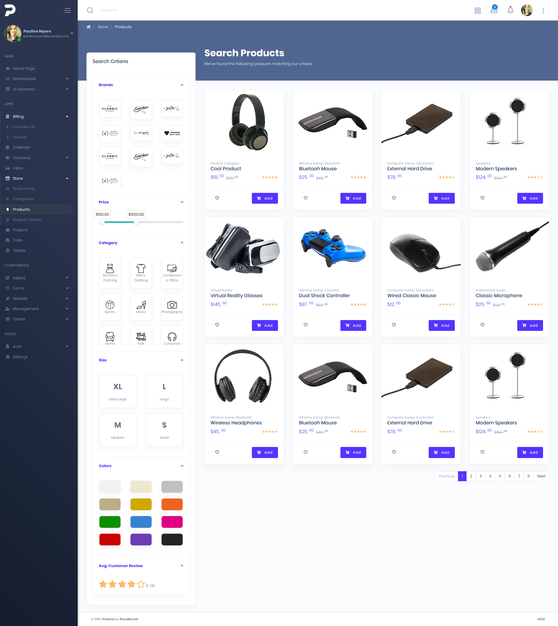 Proxima - Angular 9 Admin Template by 5studiosnet | ThemeForest