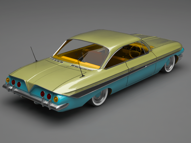 Classic car impala by Elkhabaz | 3DOcean