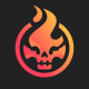 Skull Fire Logo Template by naqqosh | GraphicRiver