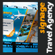 Signage Travel Agency, Print Templates | GraphicRiver