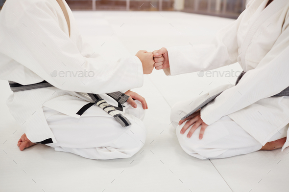 Handshake before fighting Stock Photo by AnnaStills | PhotoDune