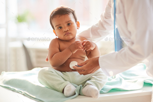 Baby at doctor's office Stock Photo by AnnaStills | PhotoDune