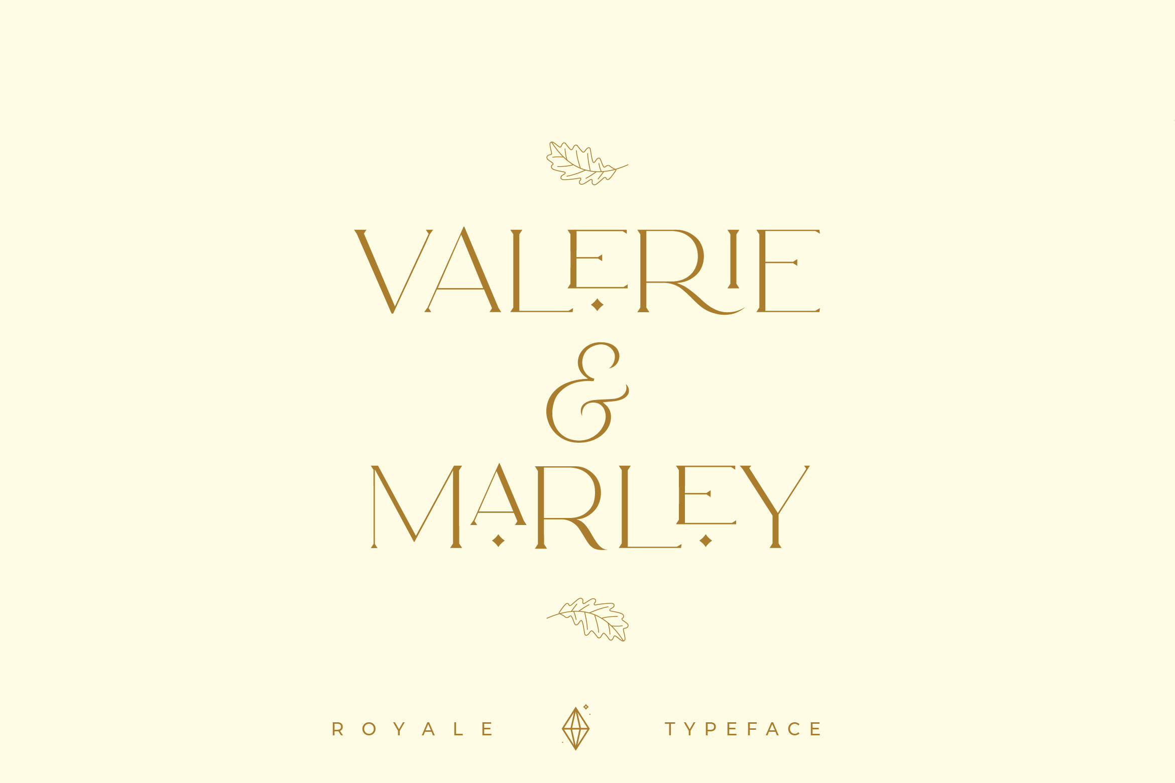 Royale Luxurious Typeface, Fonts | GraphicRiver