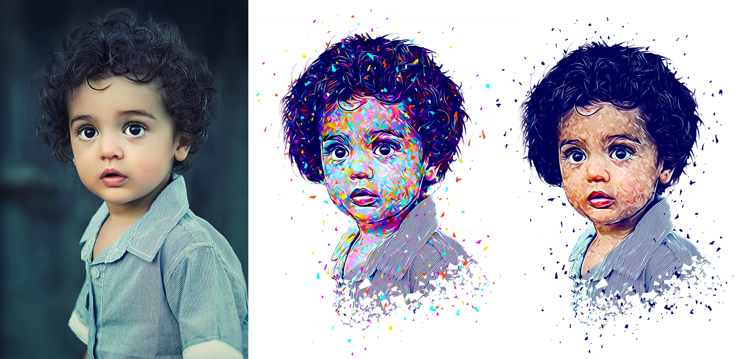 Abstract Art Photoshop Action, Add-ons | GraphicRiver