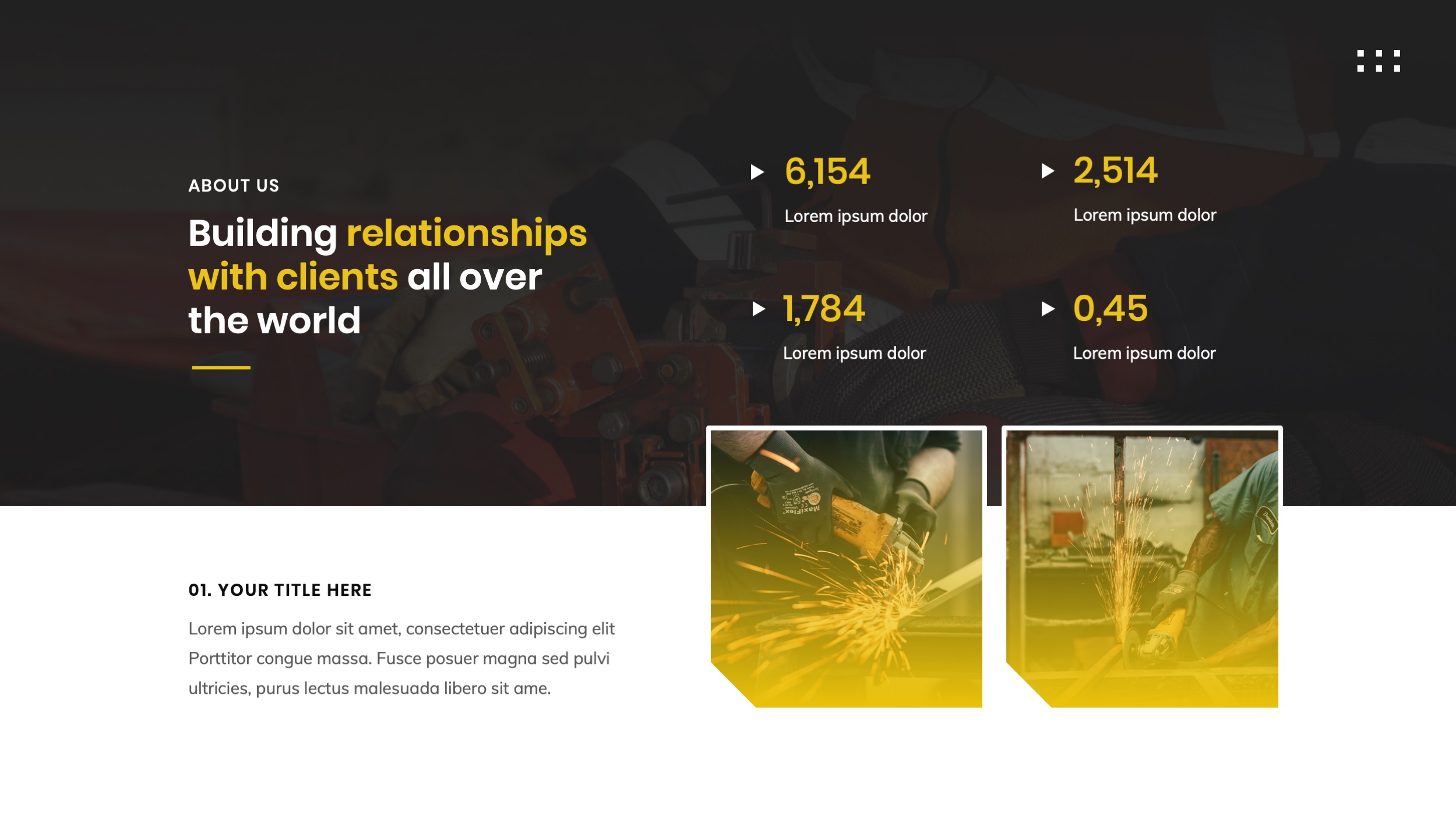 Buildzone - Construction & Building Keynote Template by Graphue | GraphicRiver