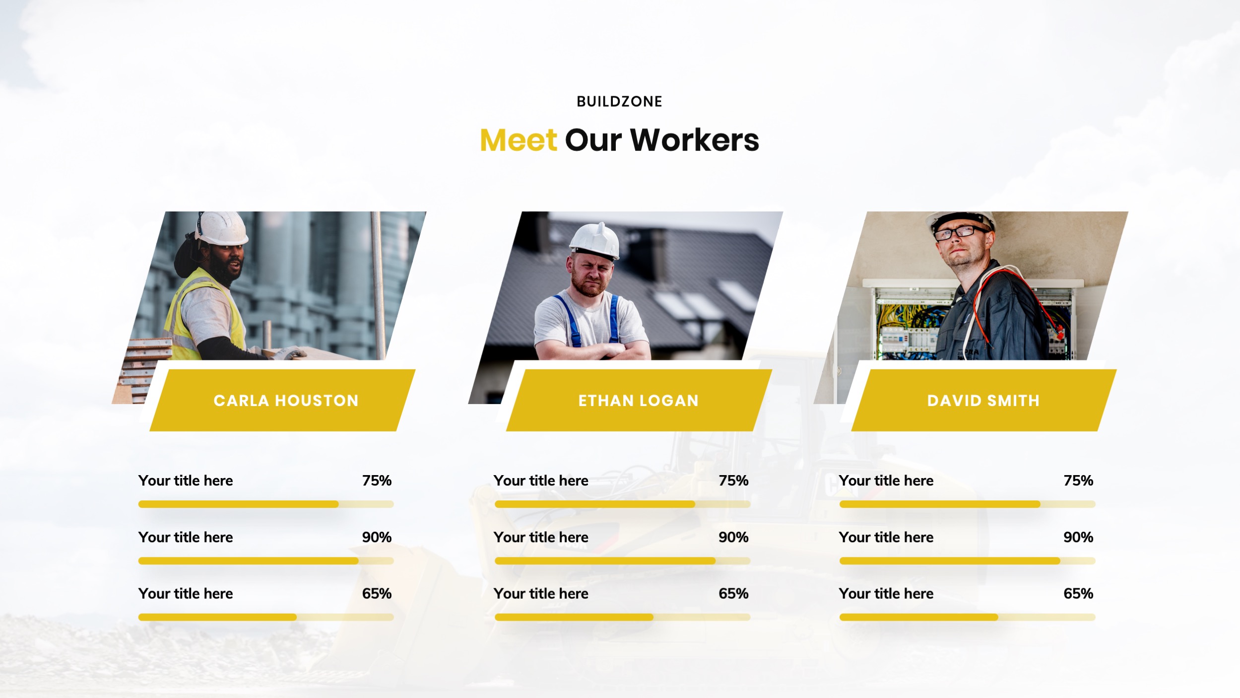 Buildzone - Construction & Building Keynote Template by Graphue | GraphicRiver