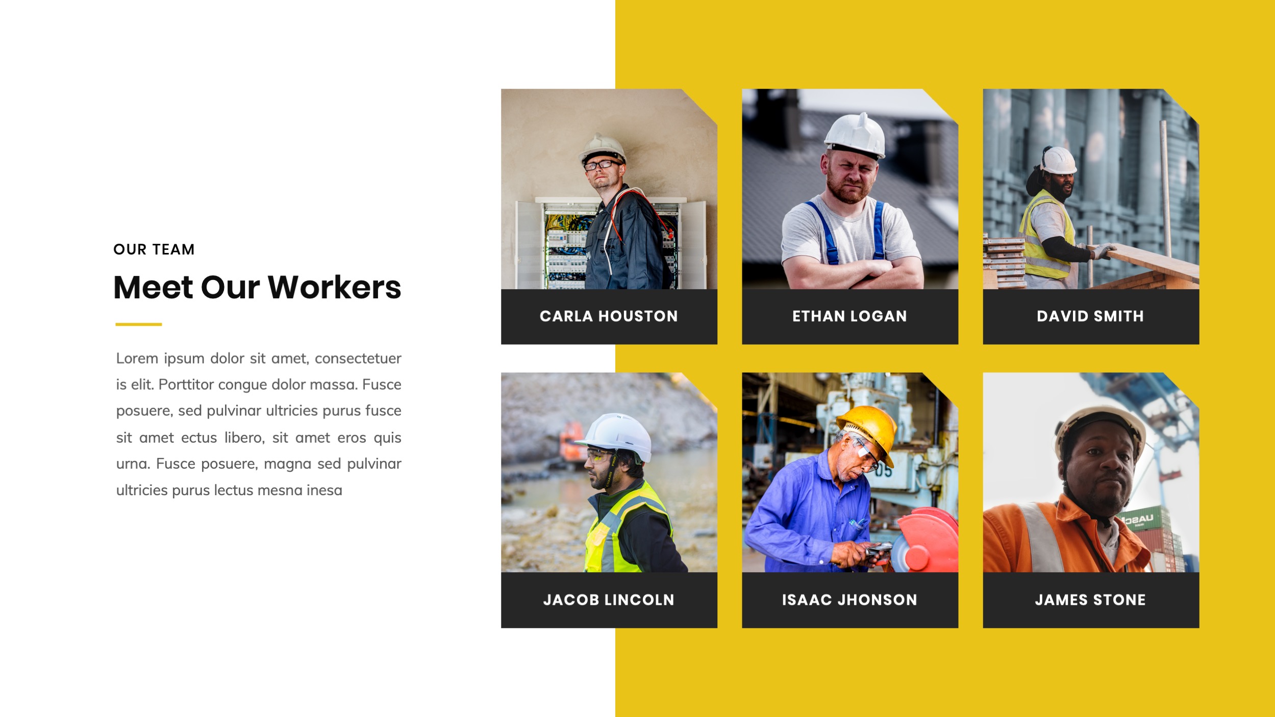 Construction & Building Google Slides Template, Presentation Templates