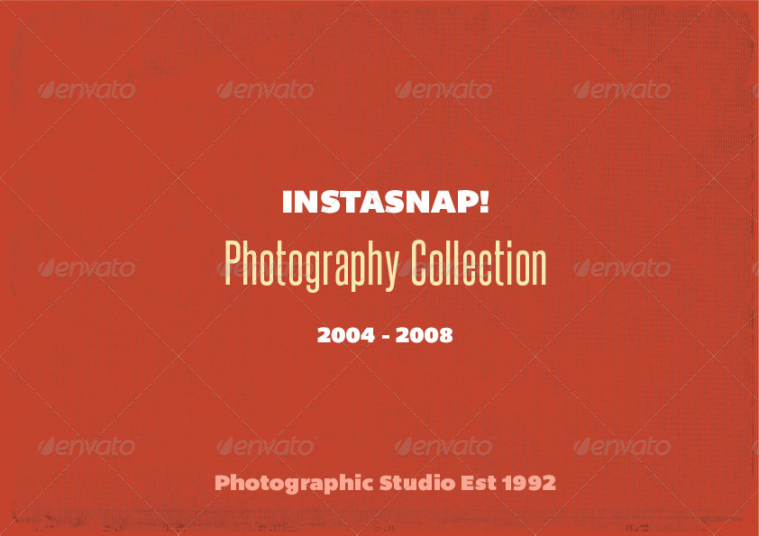 Instasnap - Photo Album or Folio Template, Print Templates | GraphicRiver