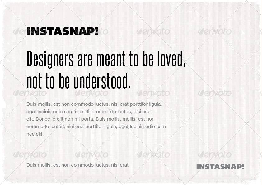 Instasnap - Photo Album or Folio Template, Print Templates | GraphicRiver