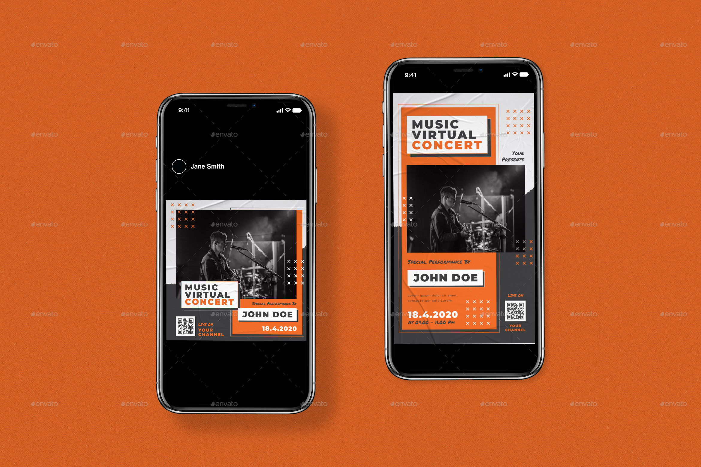 Virtual Concert Flyer Pack, Print Templates | GraphicRiver