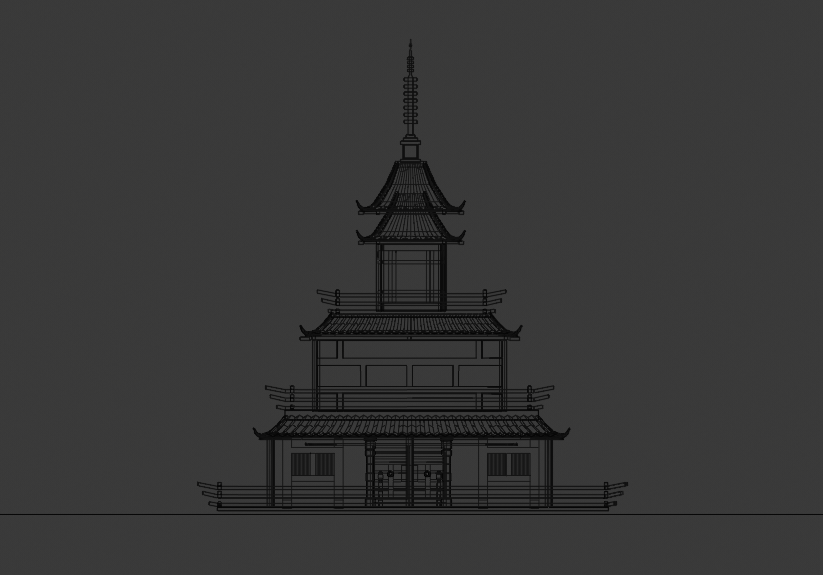 Low Poly old Chinese House by CG_ABDELHAK | 3DOcean