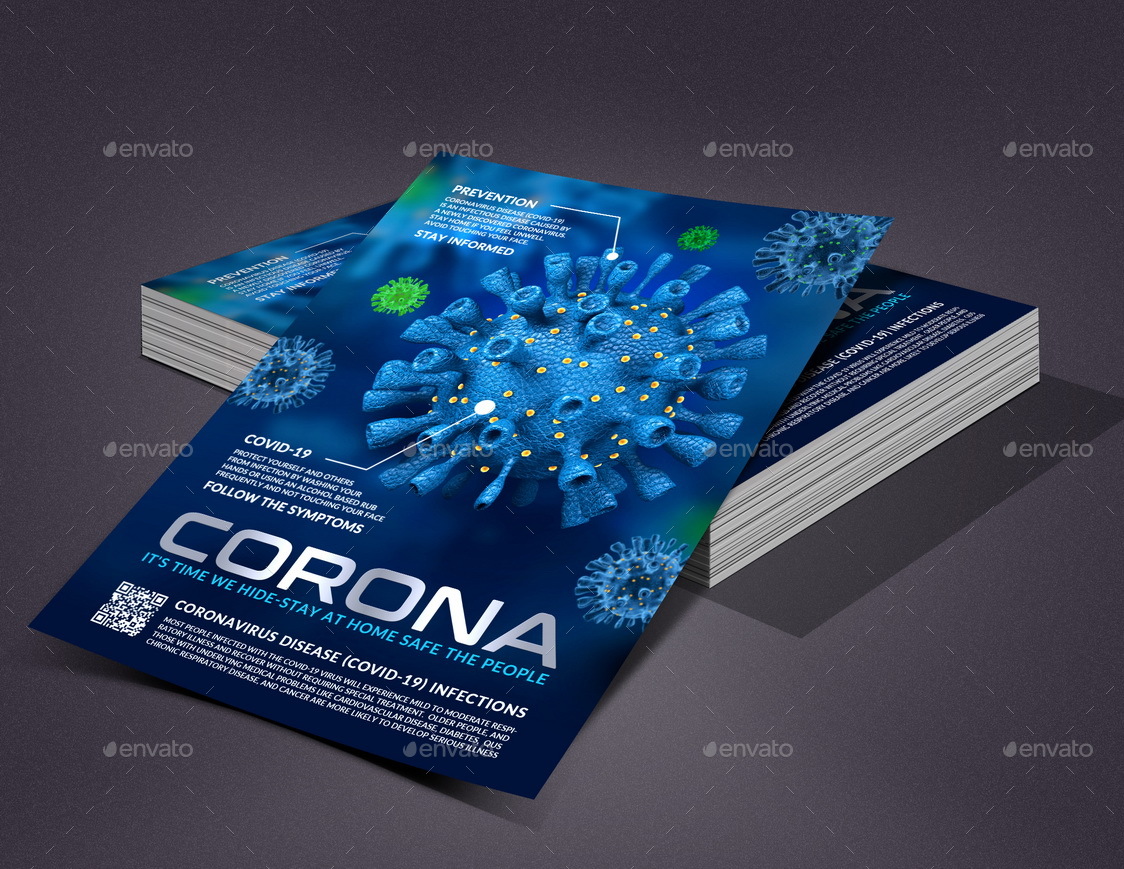 Covid 19 Flyer Bundle - 3 in 1, Print Templates | GraphicRiver