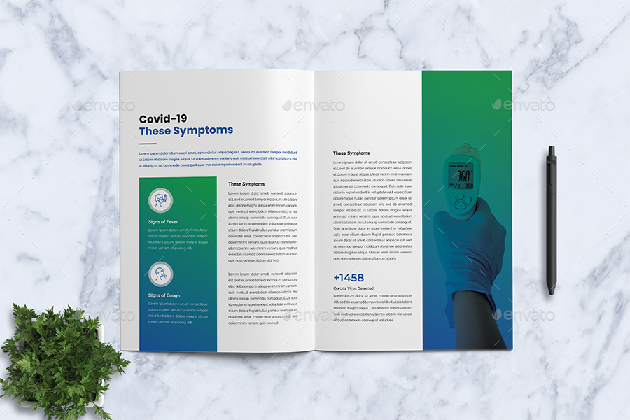 Disease & Virus Brochure by yovimaula | GraphicRiver