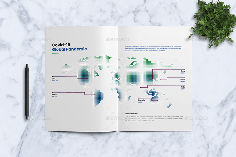 Disease & Virus Brochure by yovimaula | GraphicRiver